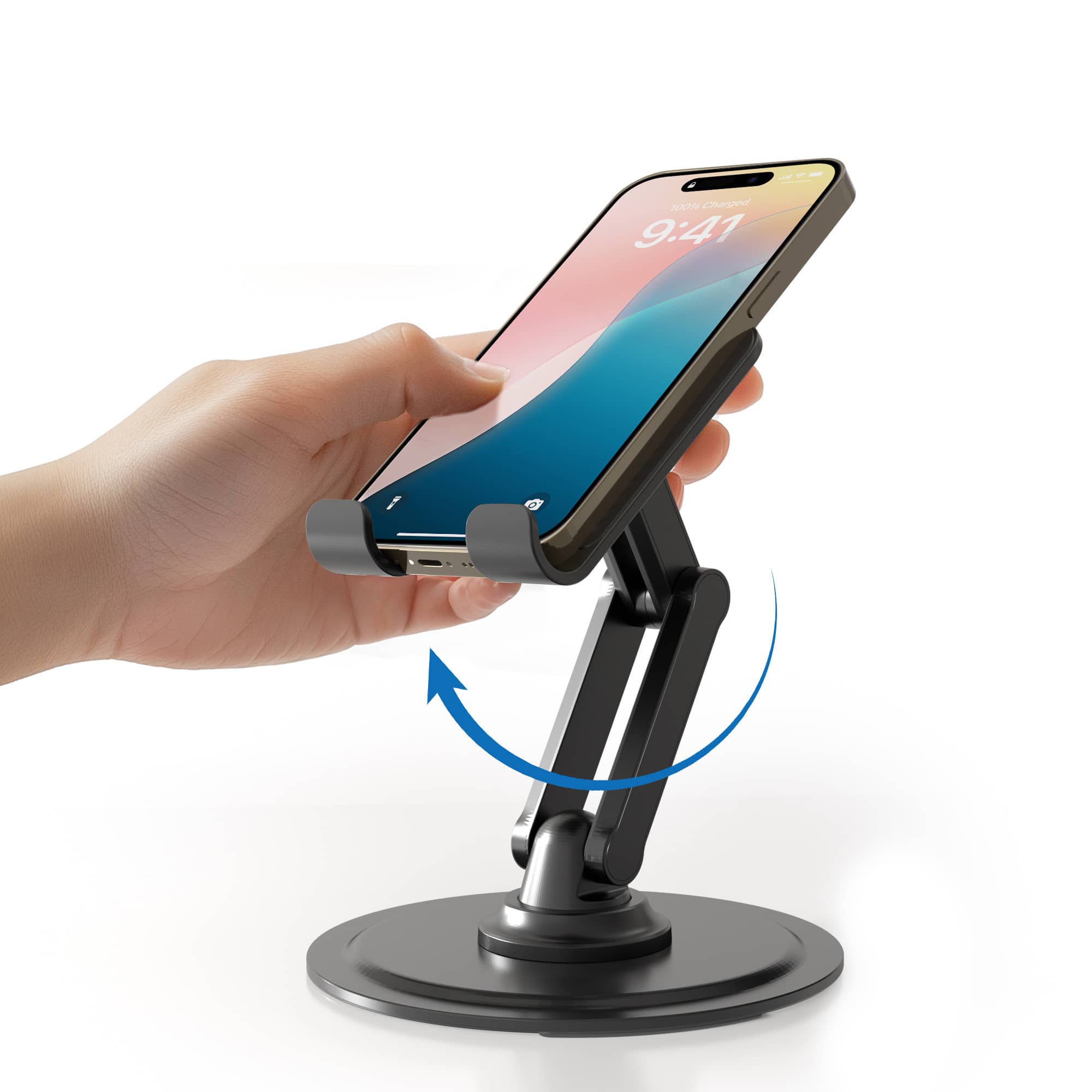 Cooper 360° Stand - Rotating & Adjustable Cell Phone Stand for Desk ...